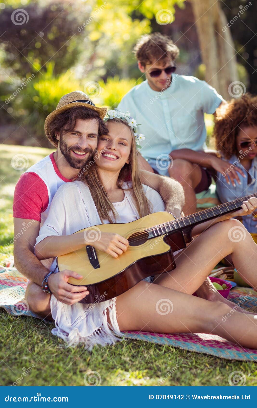 Group of Friends Having Fun and Playing Music Stock Photo - Image of ...