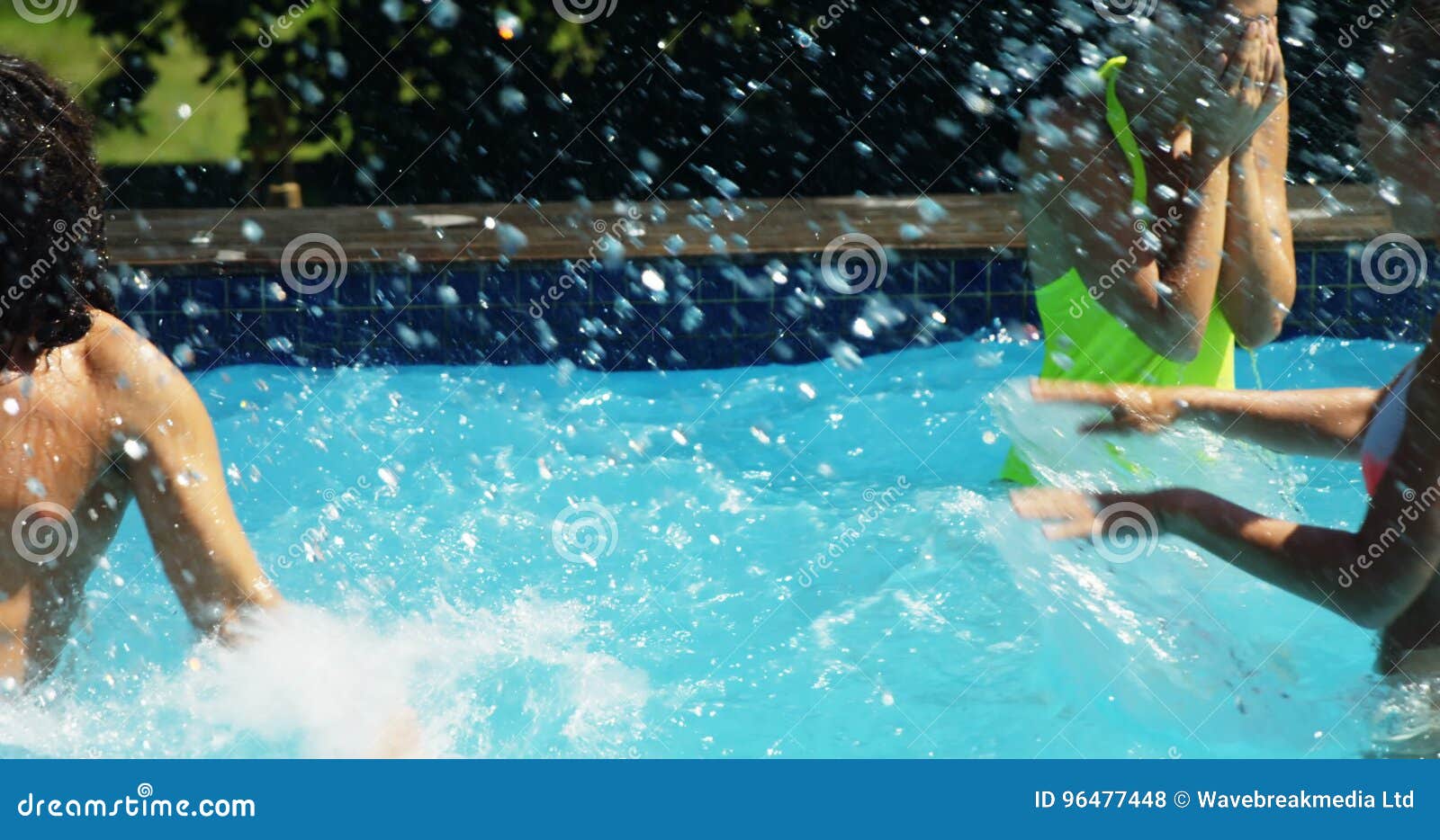 Group of Friends Having Fun in Swimming Pool Stock Footage - Video of ...