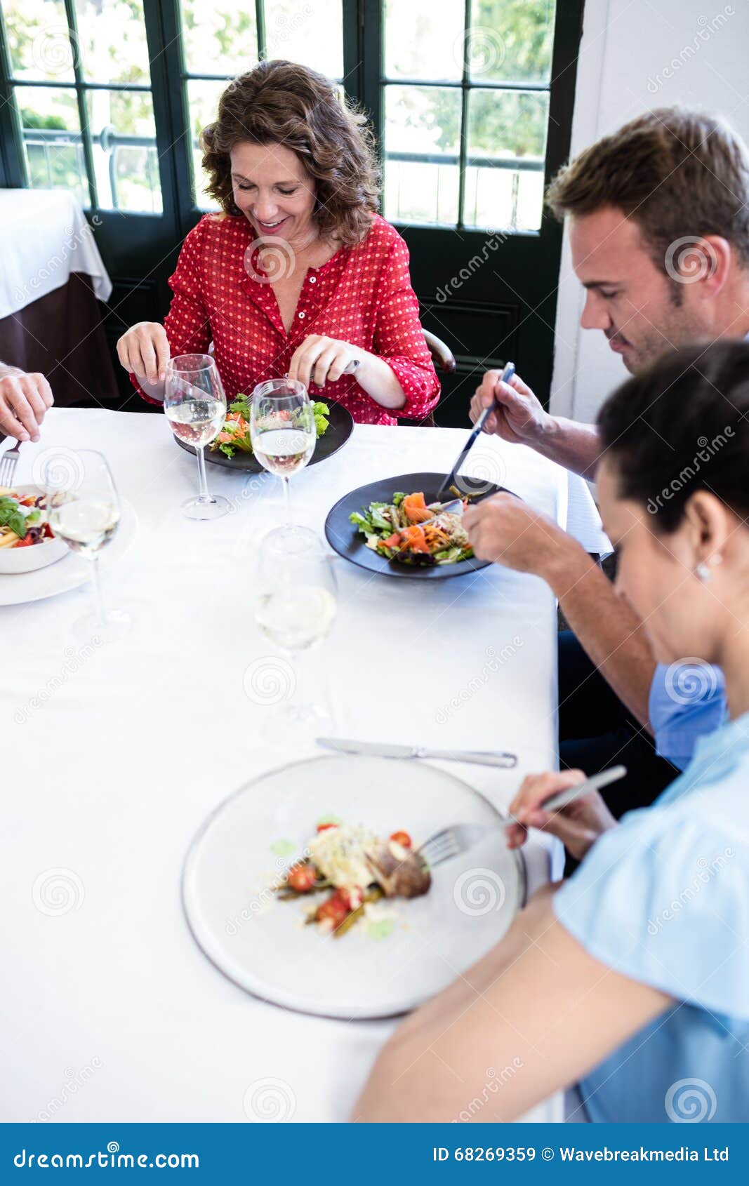 Group of Friends Having Lunch Stock Image - Image of people, male: 68269359