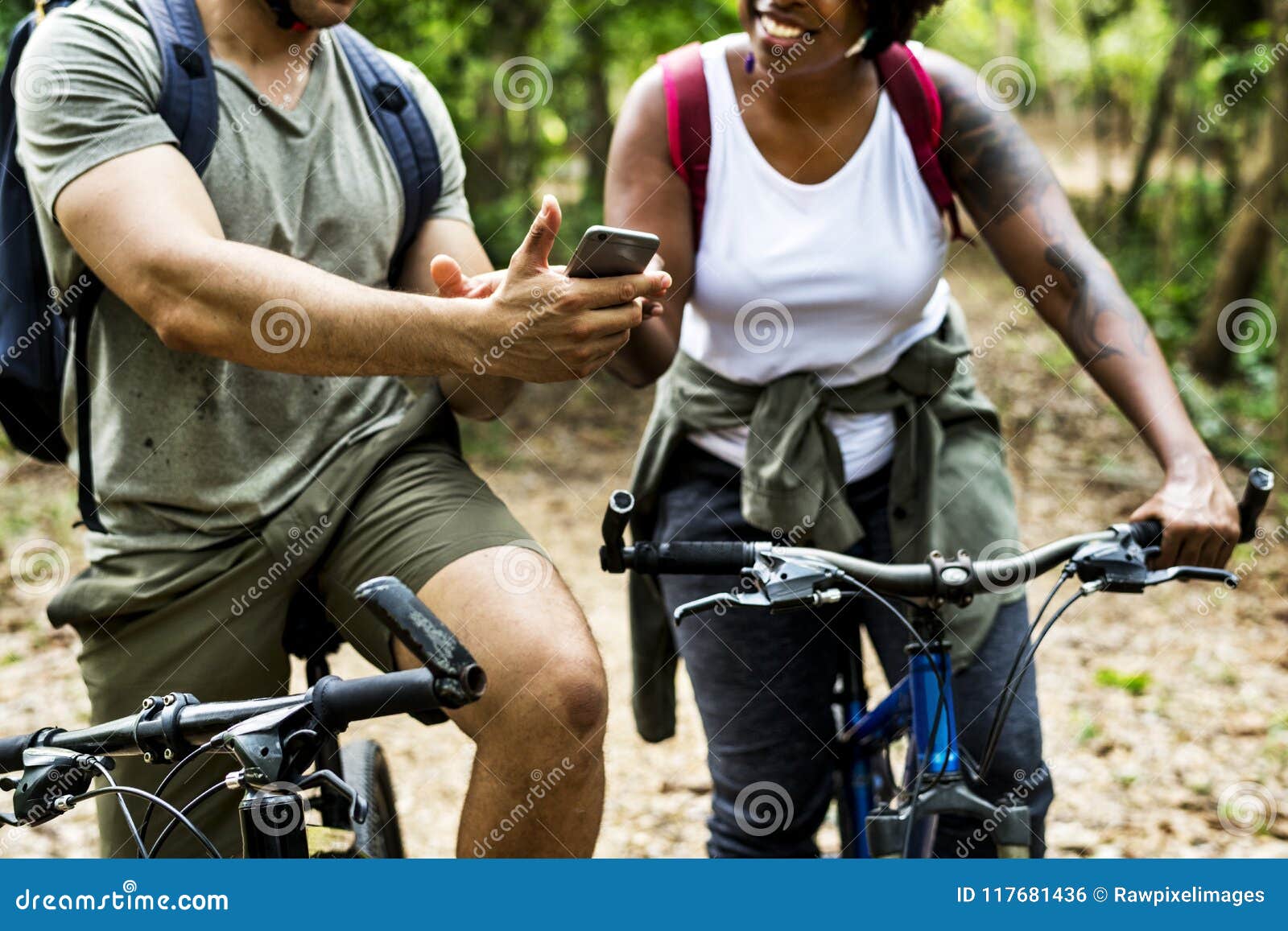 Group of Friends Out Bicycling Together Stock Photo - Image of biker ...