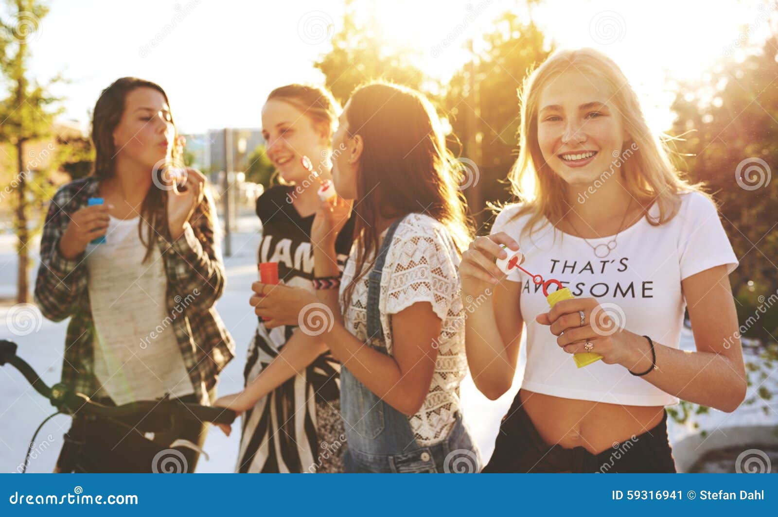 Group of friends outside stock image. Image of bright - 59316941