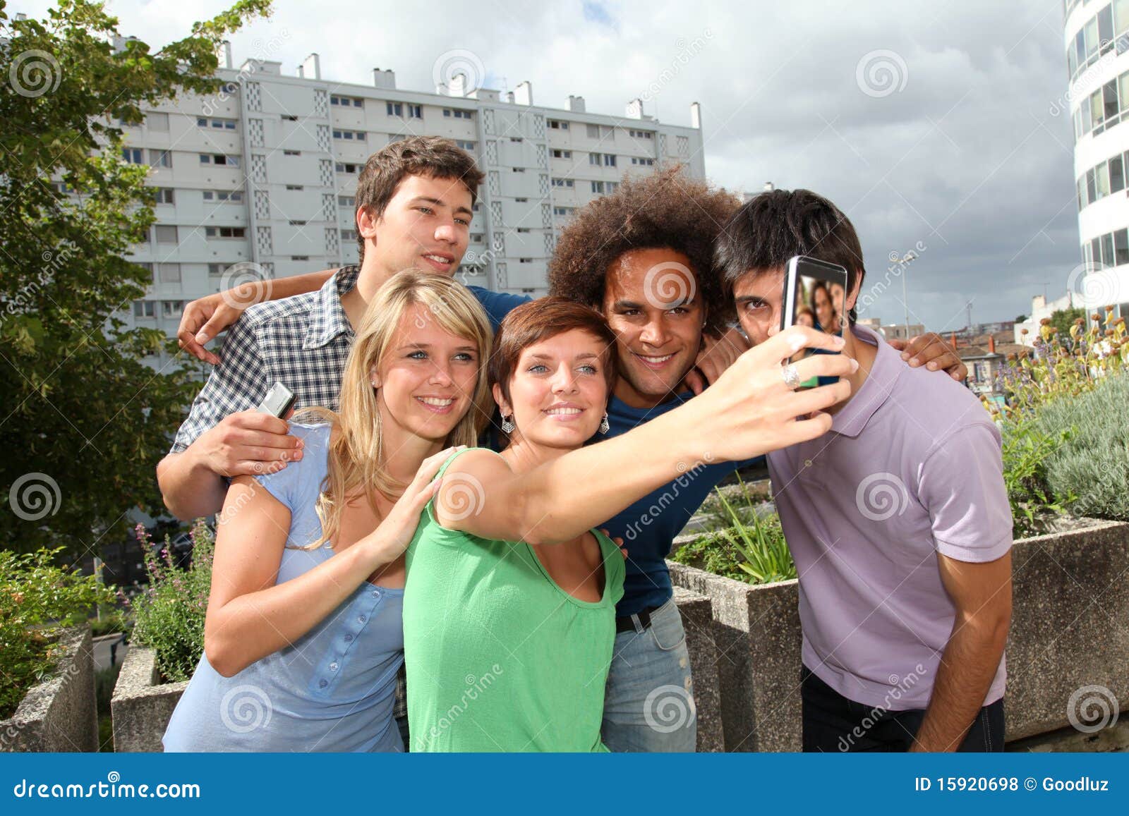 Group of friends portrait stock photo. Image of happiness - 15920698