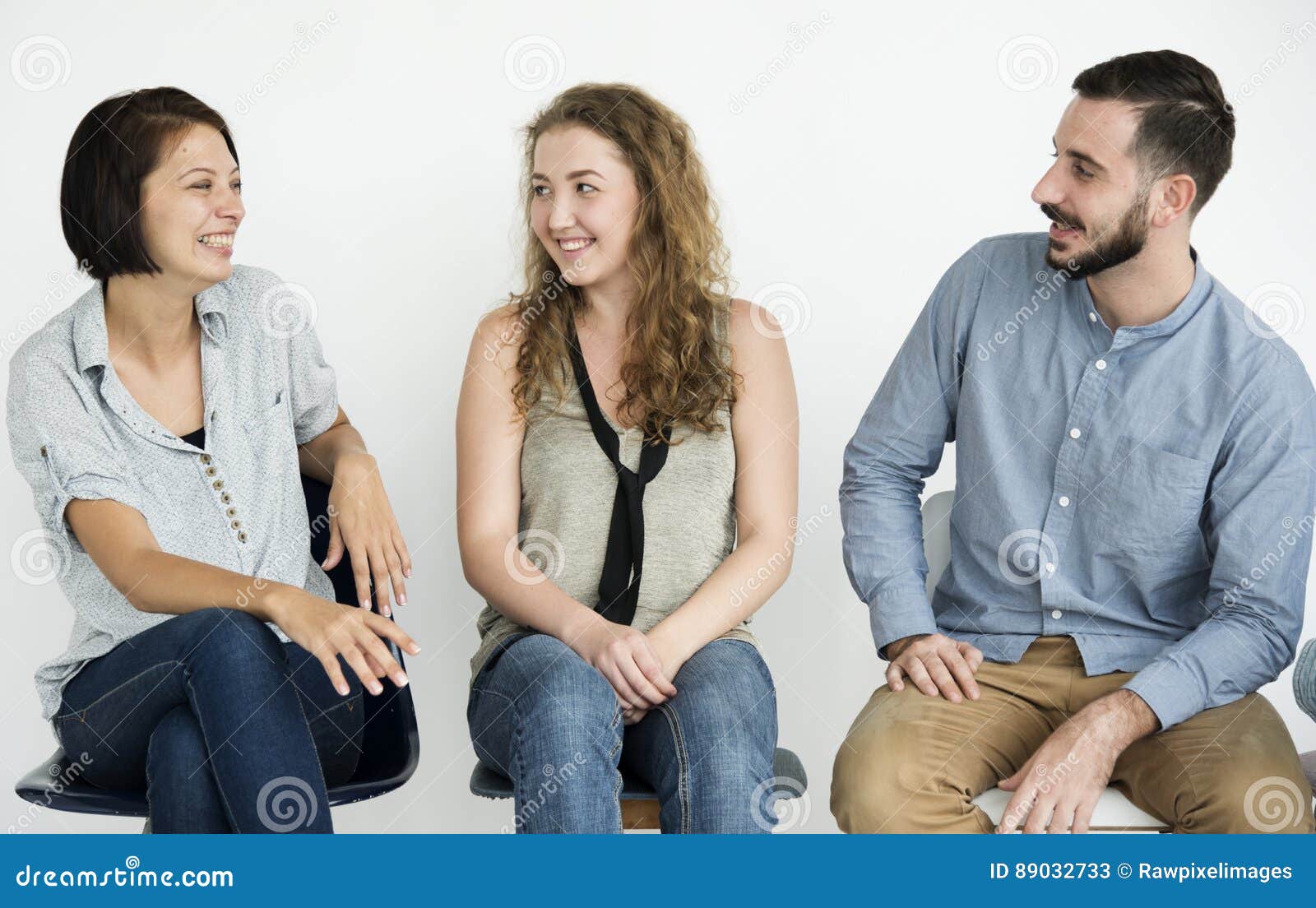 Group of Friends Talking Together Stock Image - Image of holiday, life ...