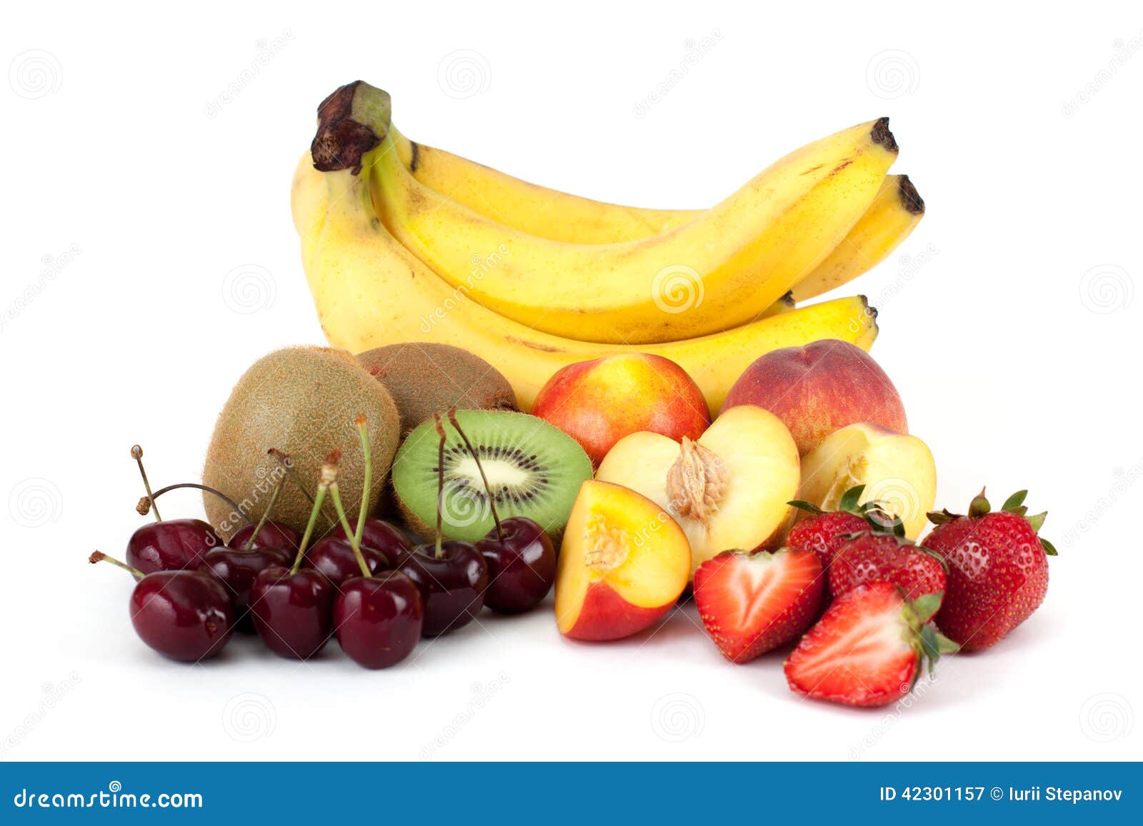 Group of fruits stock image. Image of kiwi, green, life - 42301157