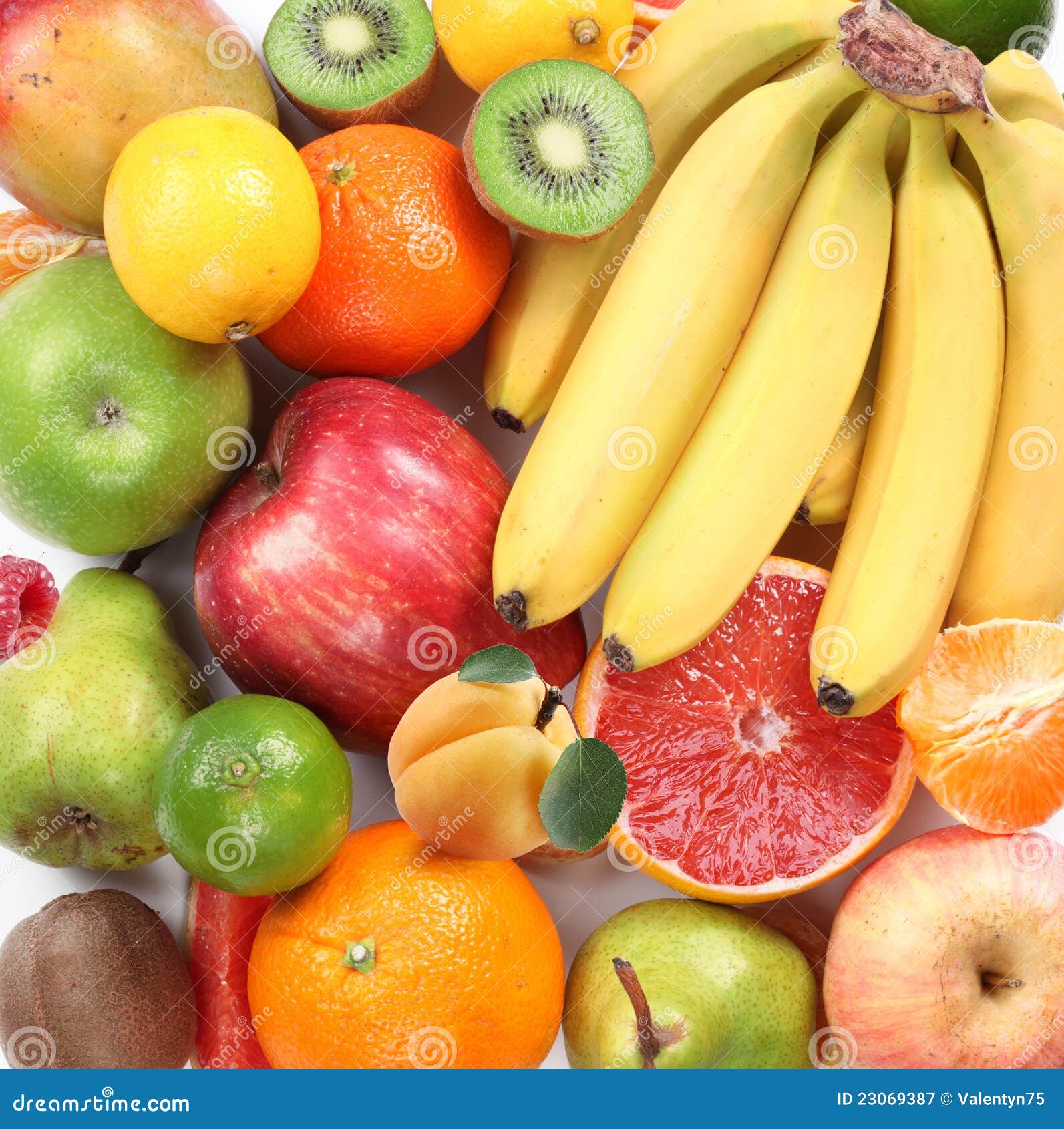 Group of Fruits Takes Up the Entire Frame. Stock Image - Image of group ...
