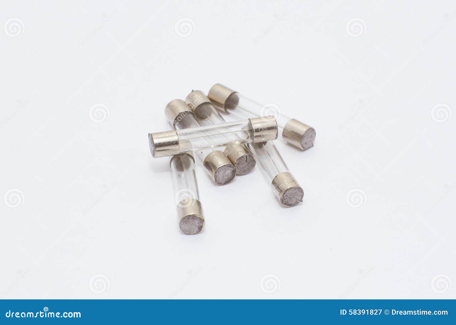 Group of Fuses on White Background Stock Image - Image of fuse ...