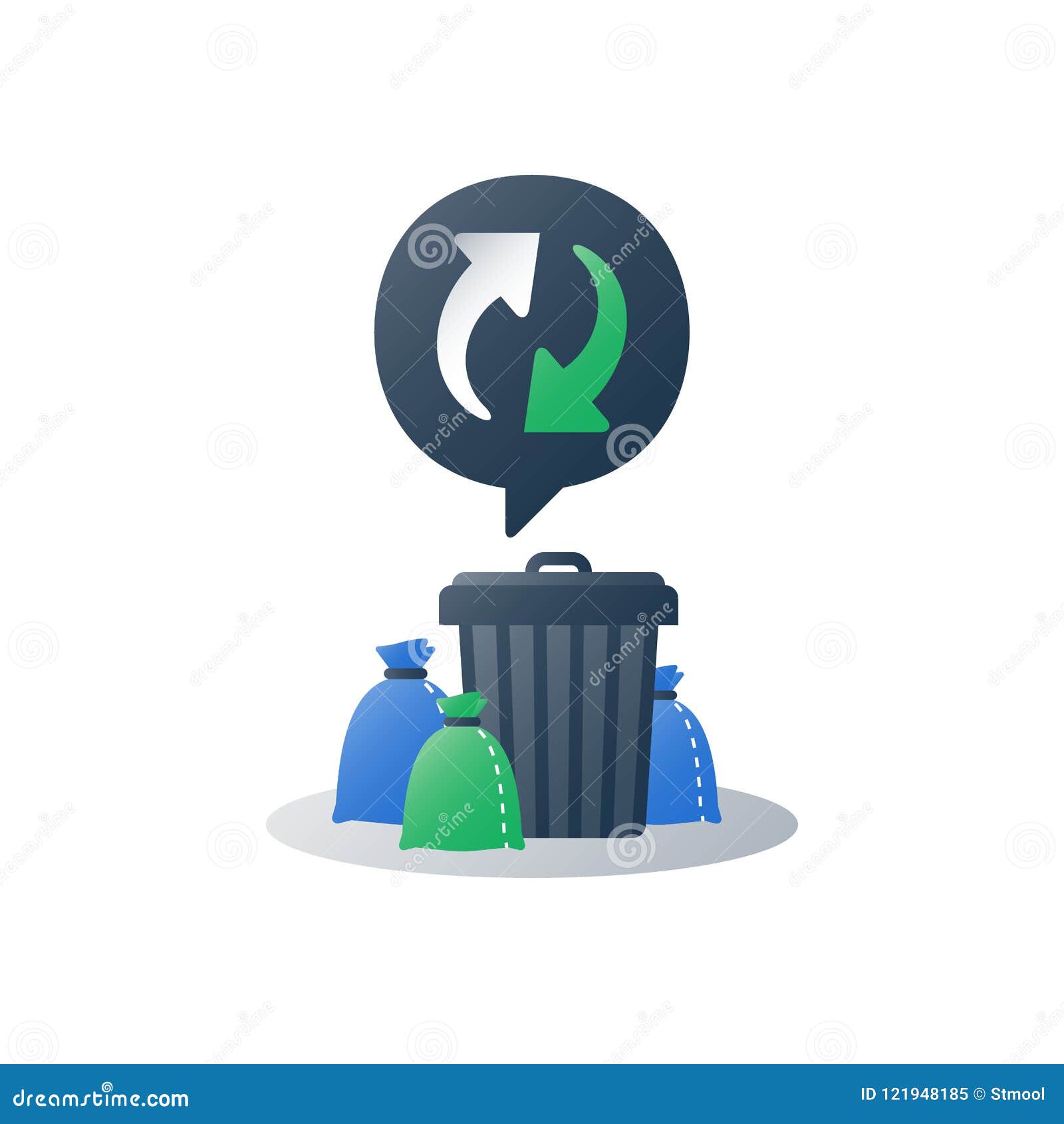 Utilization, Recycle Concept. People Put Used Battery To Container ...