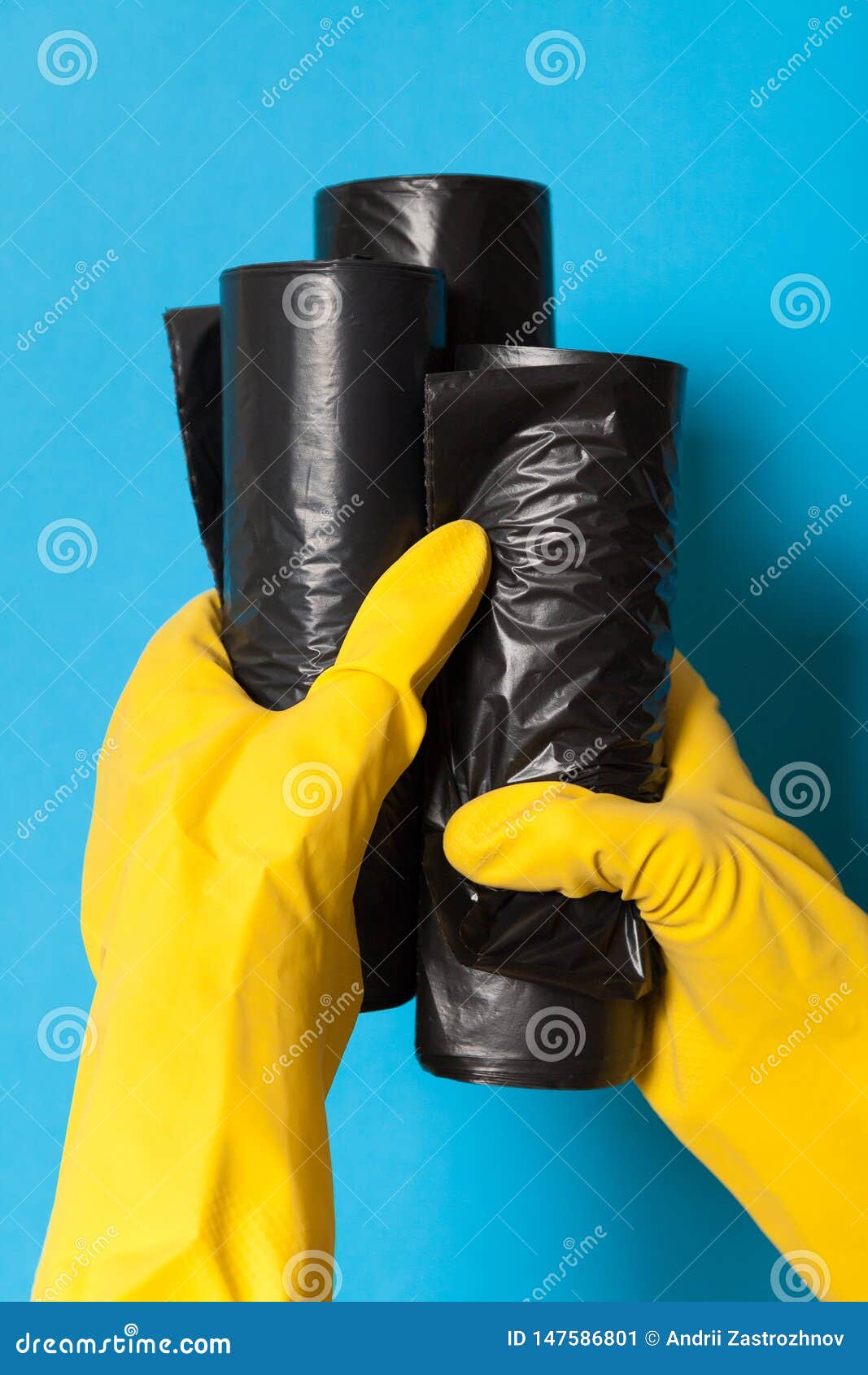 Group Garbage Rolls, Plastic Trash Bags Stock Image - Image of ecology ...