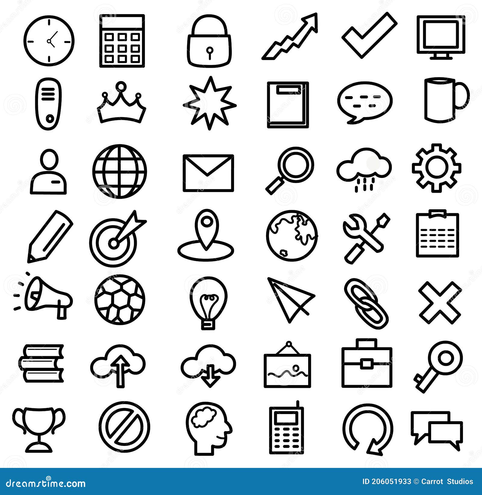 Group of General Purpose Logo Icons Vector Stock Vector - Illustration ...