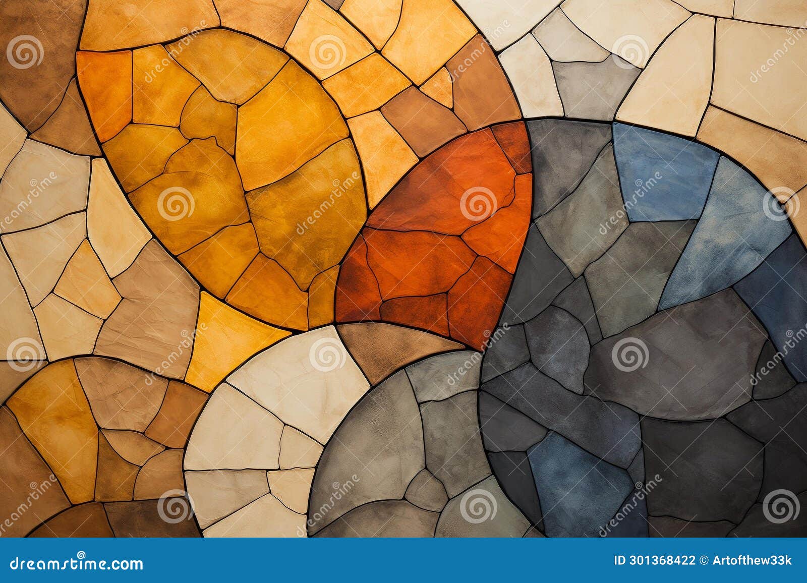 A Group of Geometric Shapes Working Together To Form a Larger Structure ...