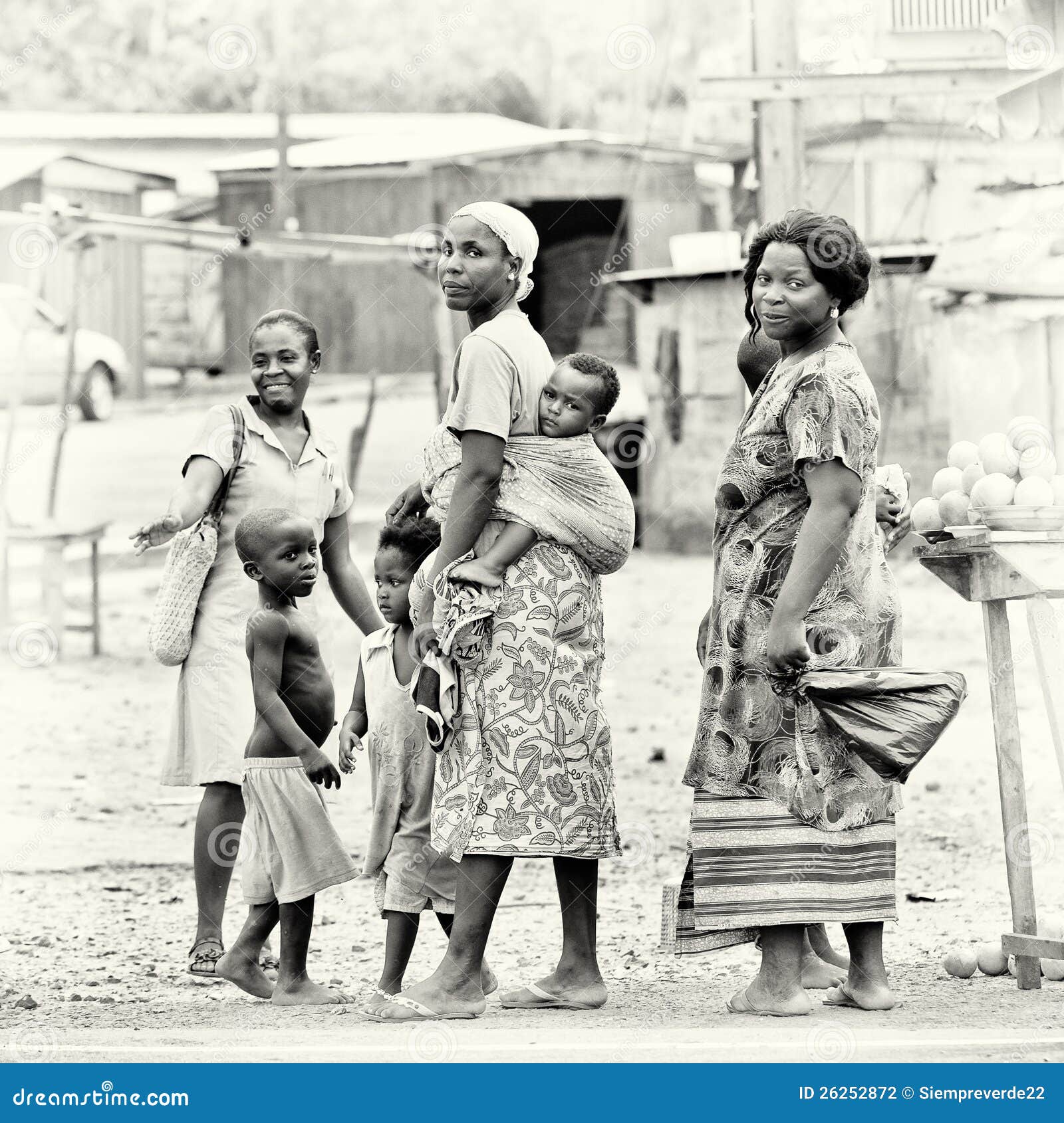 Group of Ghanaian People Poses for the Camera Editorial Photography ...