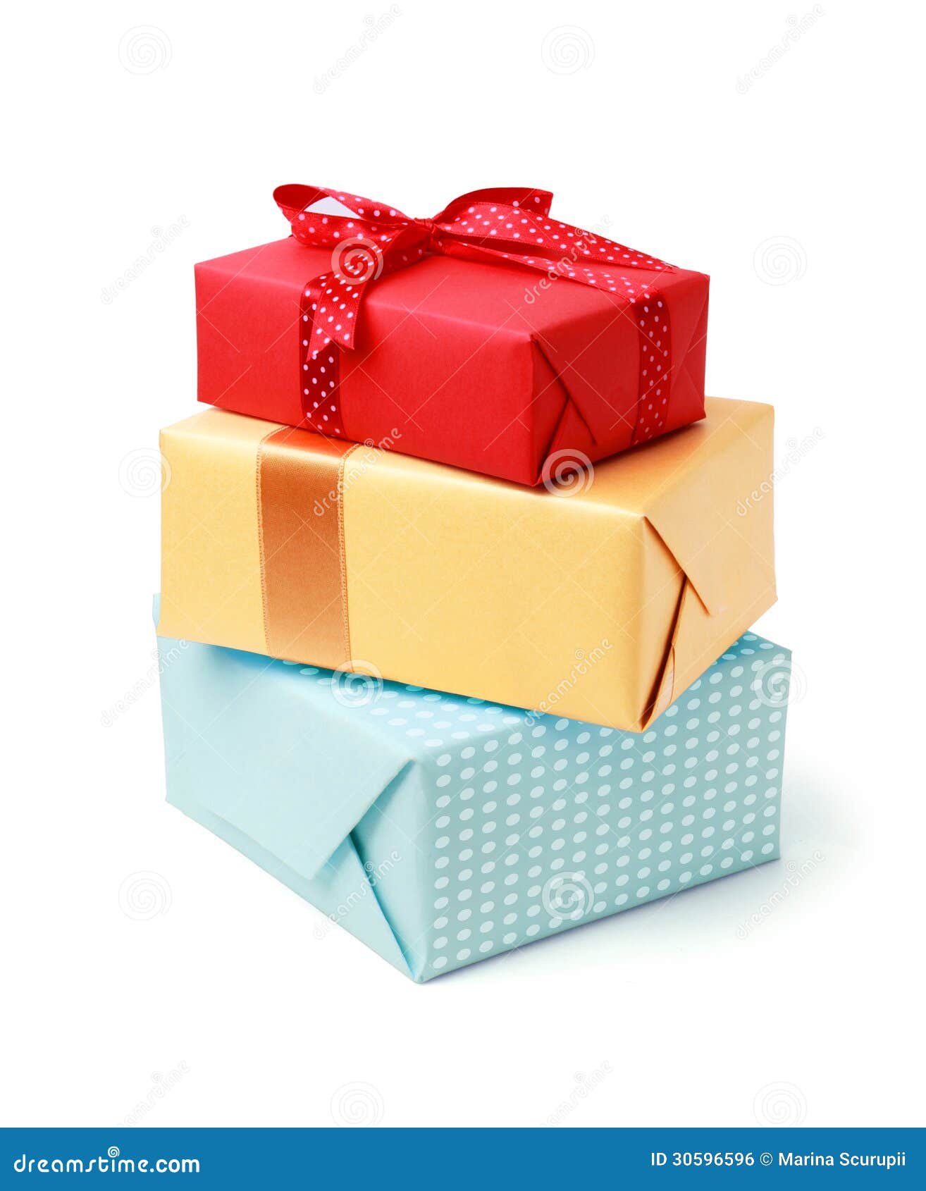 Group of gift boxes stock photo. Image of ribbon, present - 30596596