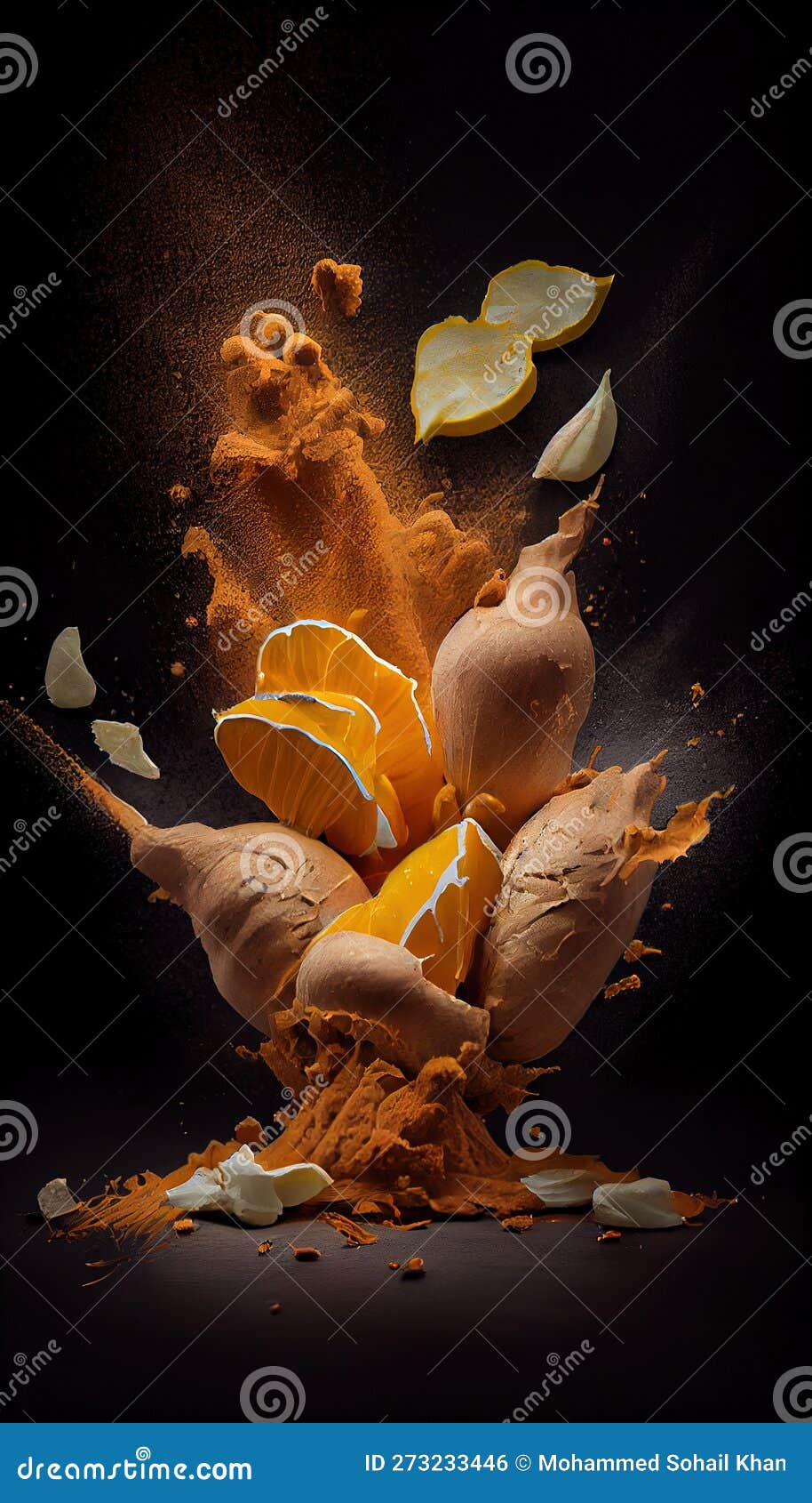 Ginger Cat Falling Down Jumping,flying In The Air With Expression Of ...