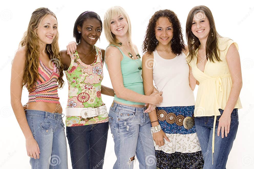 Group of Girls stock image. Image of background, beauty - 727585
