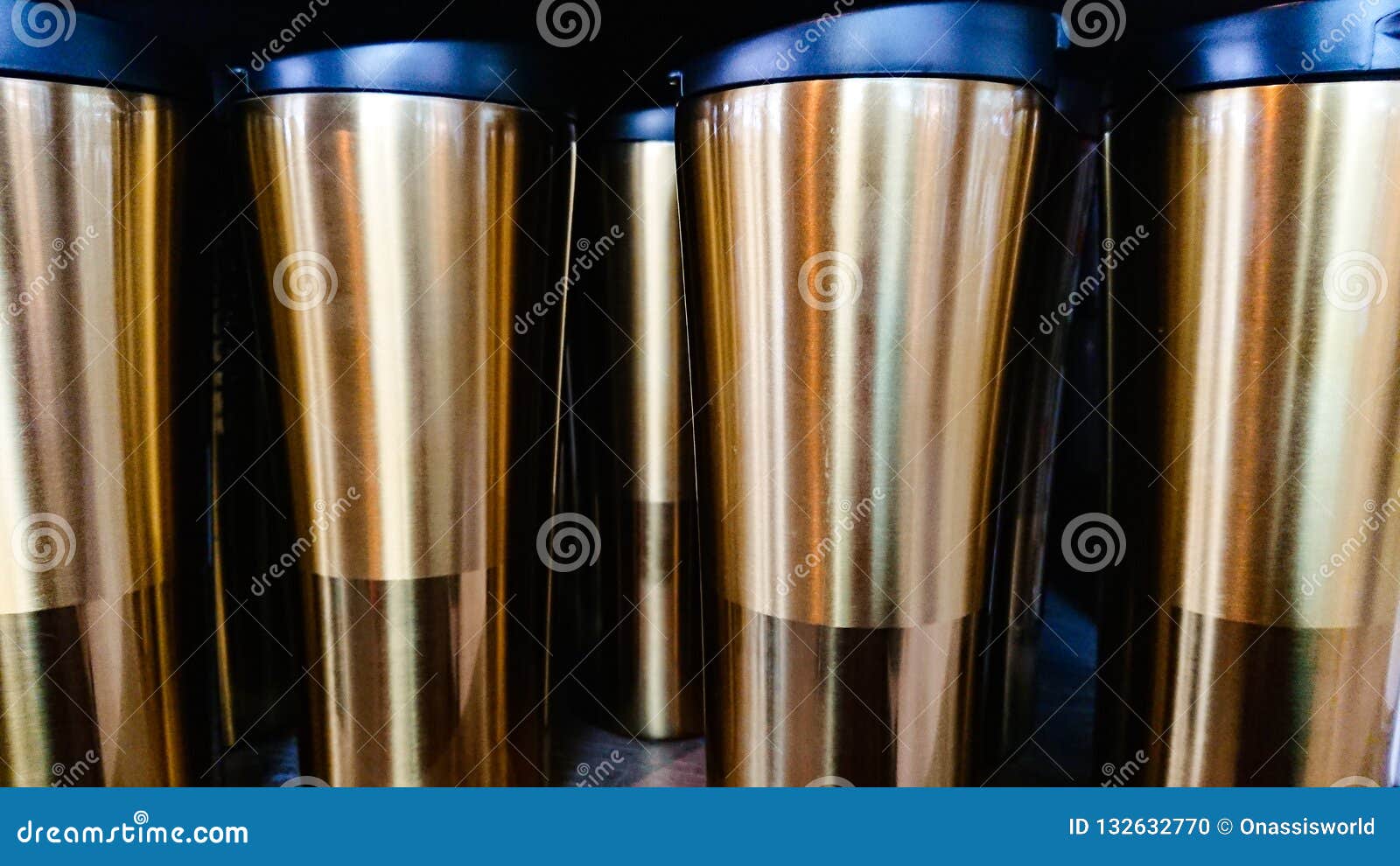 Gold flasks stock photo. Image of gold, drink, flasks - 132632770