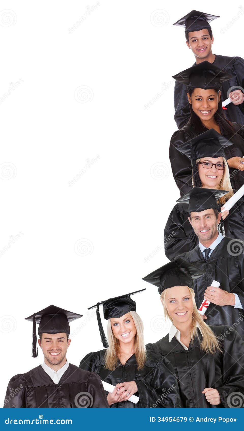 Group of graduate students stock image. Image of education - 34954679