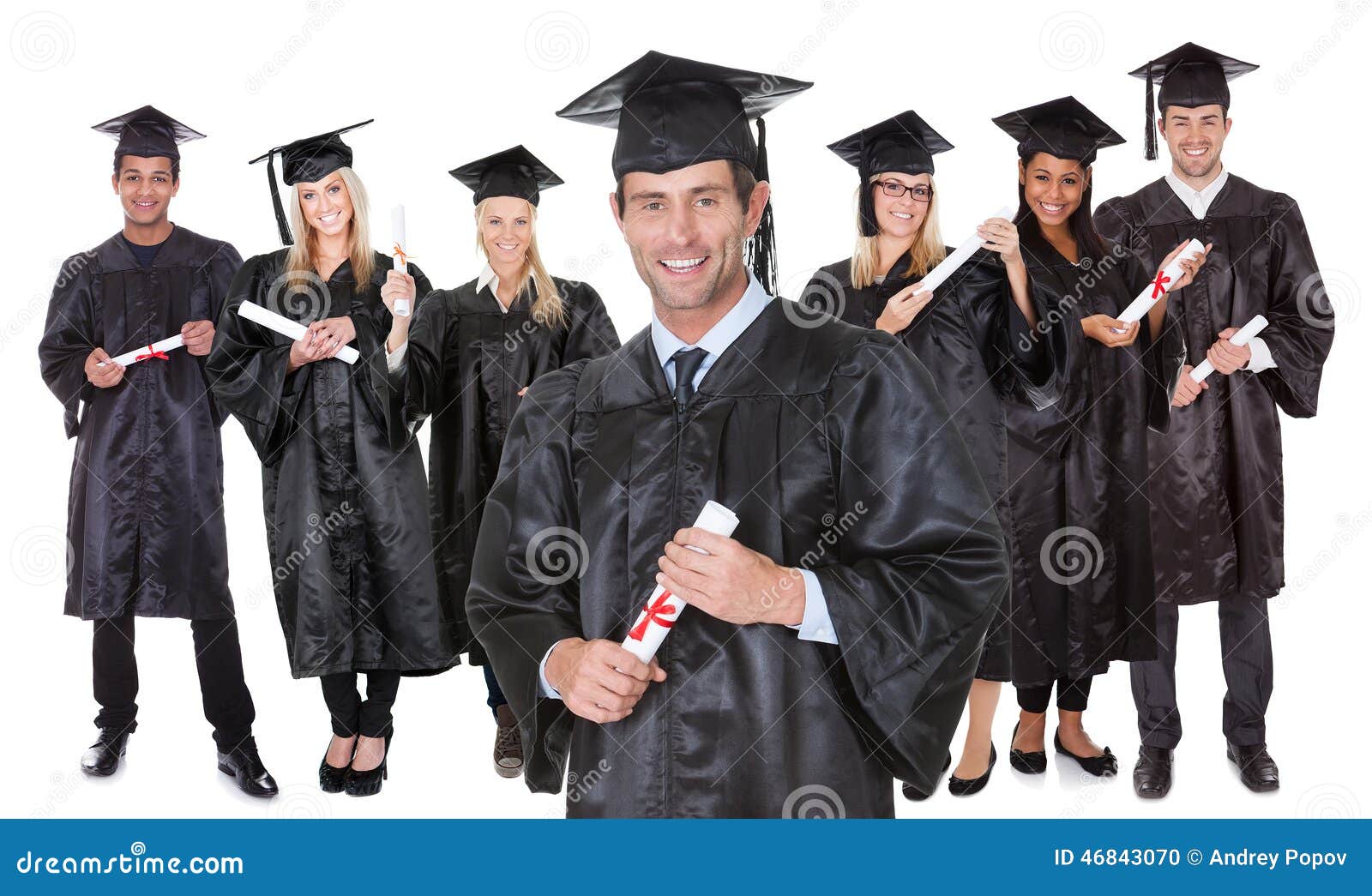 Group of graduate students stock photo. Image of ceremony - 46843070