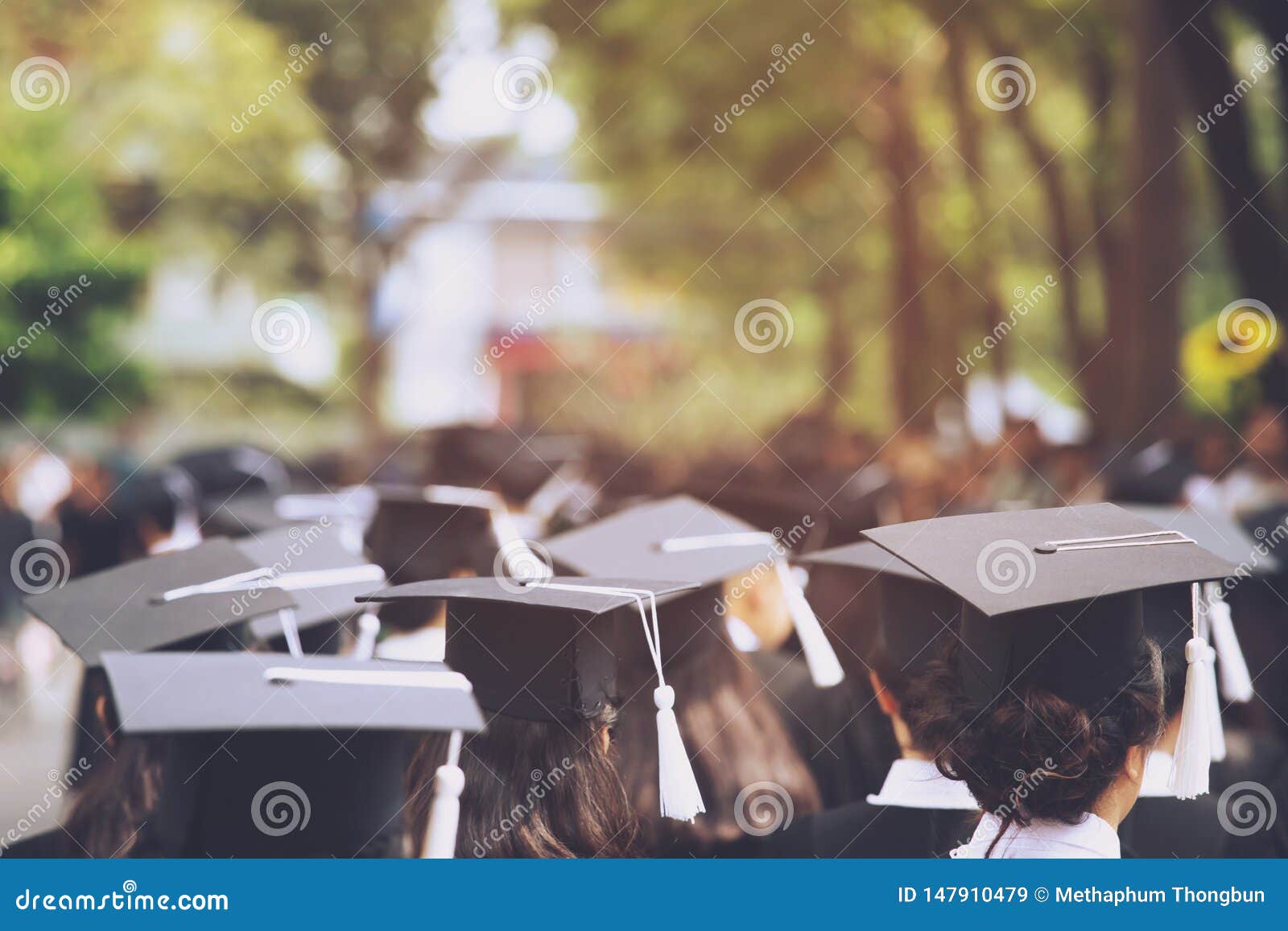 Group of Graduates during Commencement. Concept Education Stock Image ...