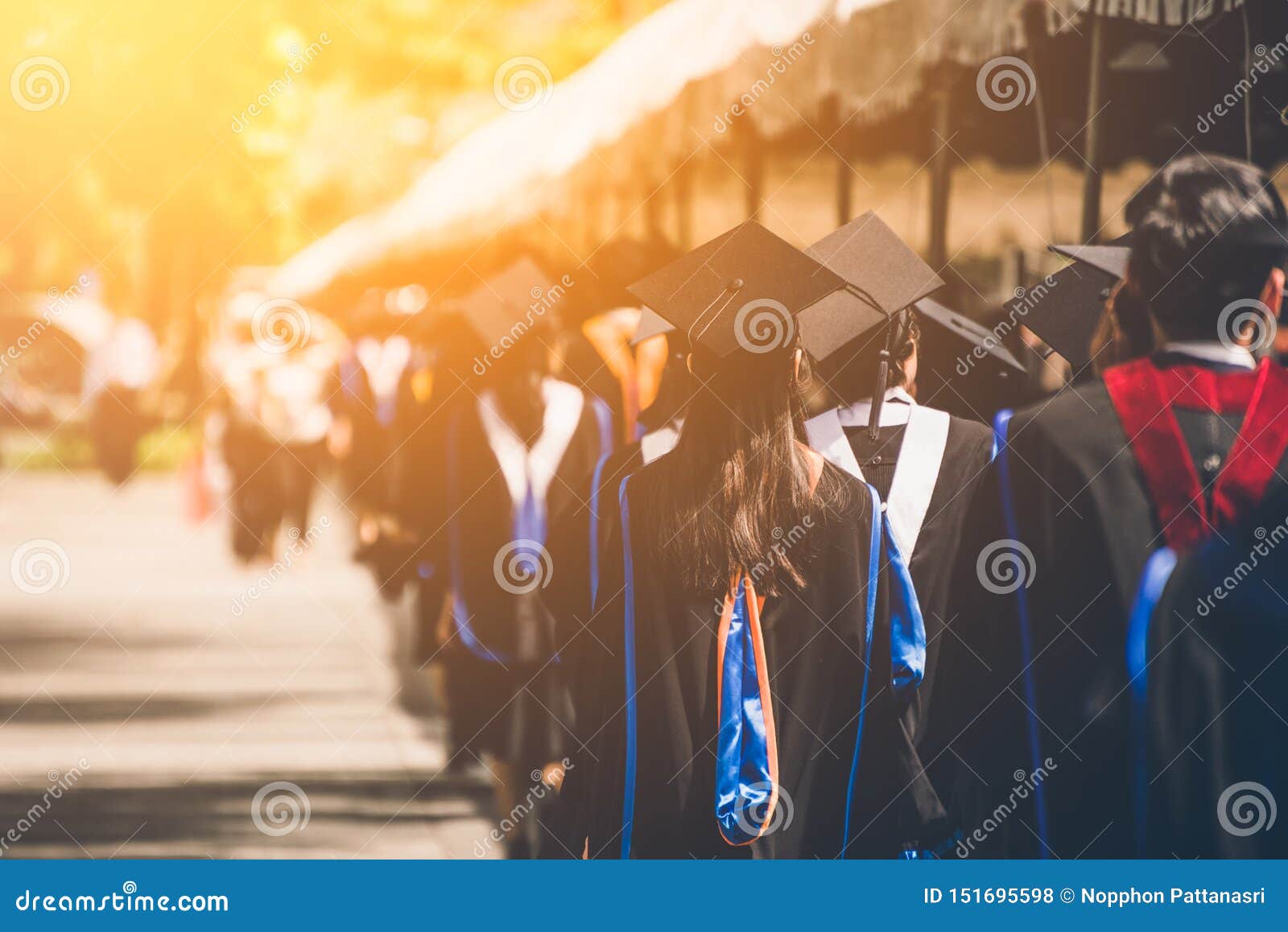 Group of Graduates during Commencement. Concept Education ...