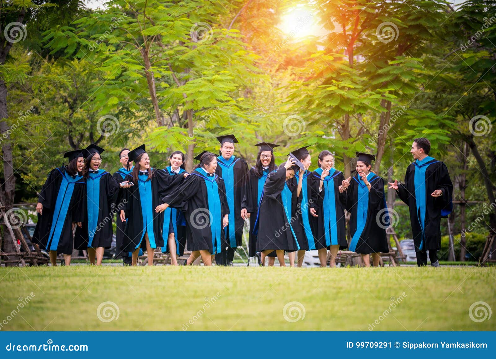 Graduation stock image. Image of cheerful, hand, campus - 99709291
