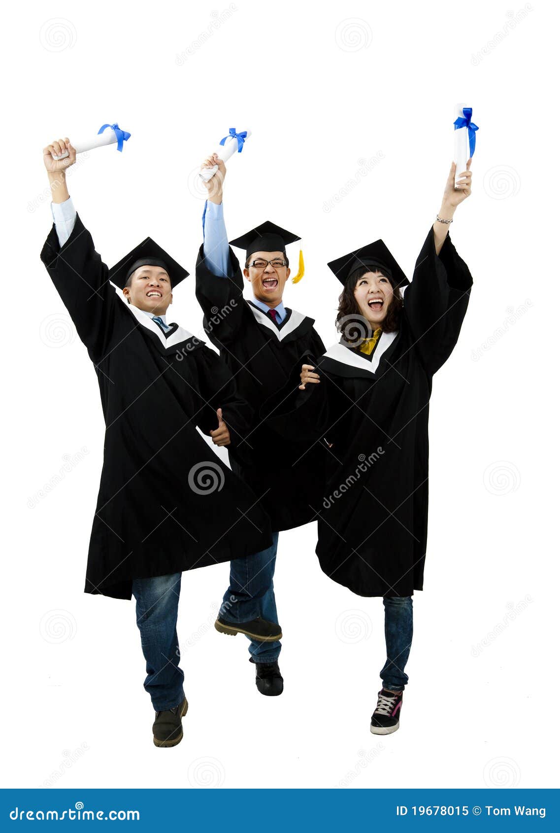 Group of Graduation Students Stock Image - Image of graduate, education ...