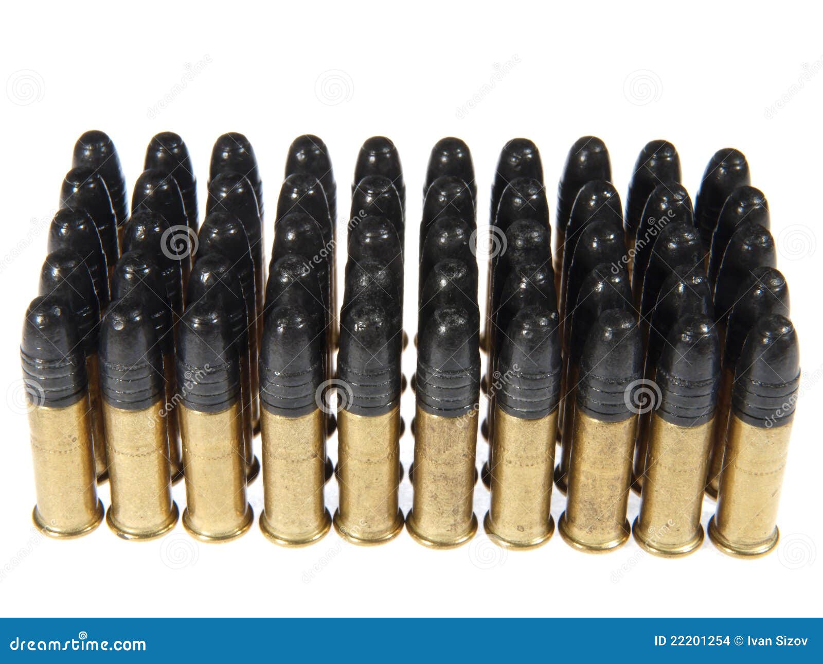 Group of gun cartridge. stock photo. Image of lead, projectile - 22201254