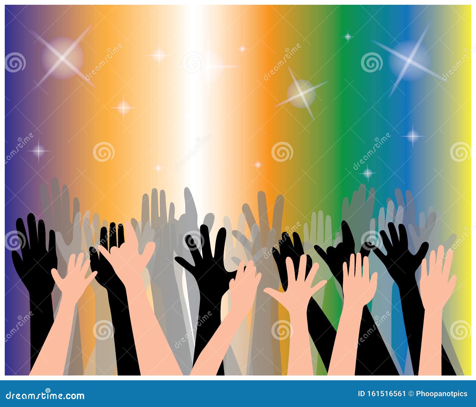 Group of hand stock vector. Illustration of point, cartoon - 161516561