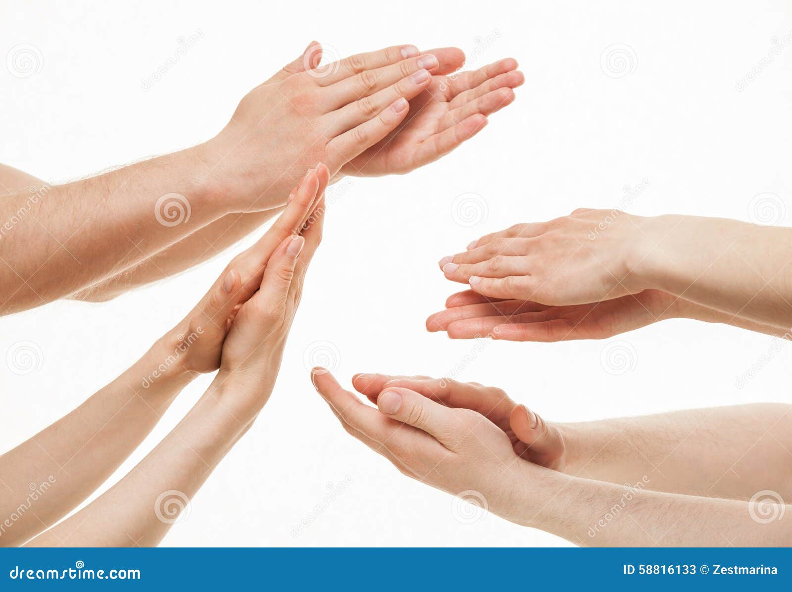 Group hands applauding stock image. Image of meeting - 58816133