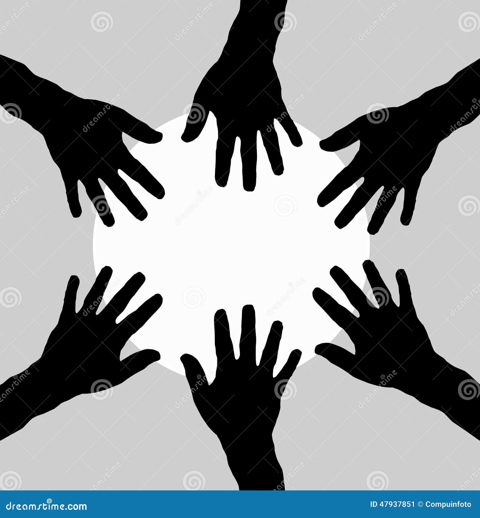 Teamwork Black And White