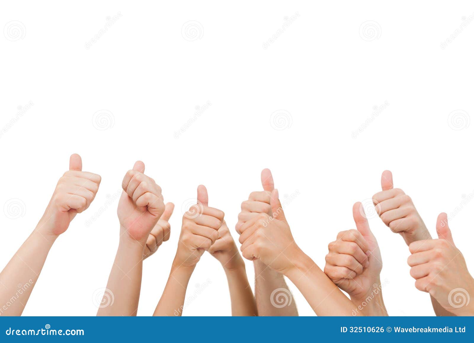 Group of Hands Giving Thumbs Up Stock Photo - Image of sign, fingers ...