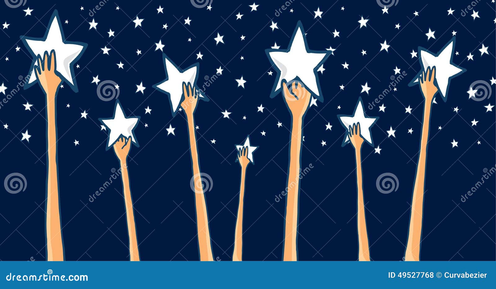 Man Reaching For Stars Royalty-Free Cartoon | CartoonDealer.com #10117916 Man Reaching For Stars Royalty-Free Cartoon | CartoonDealer.com #10117916