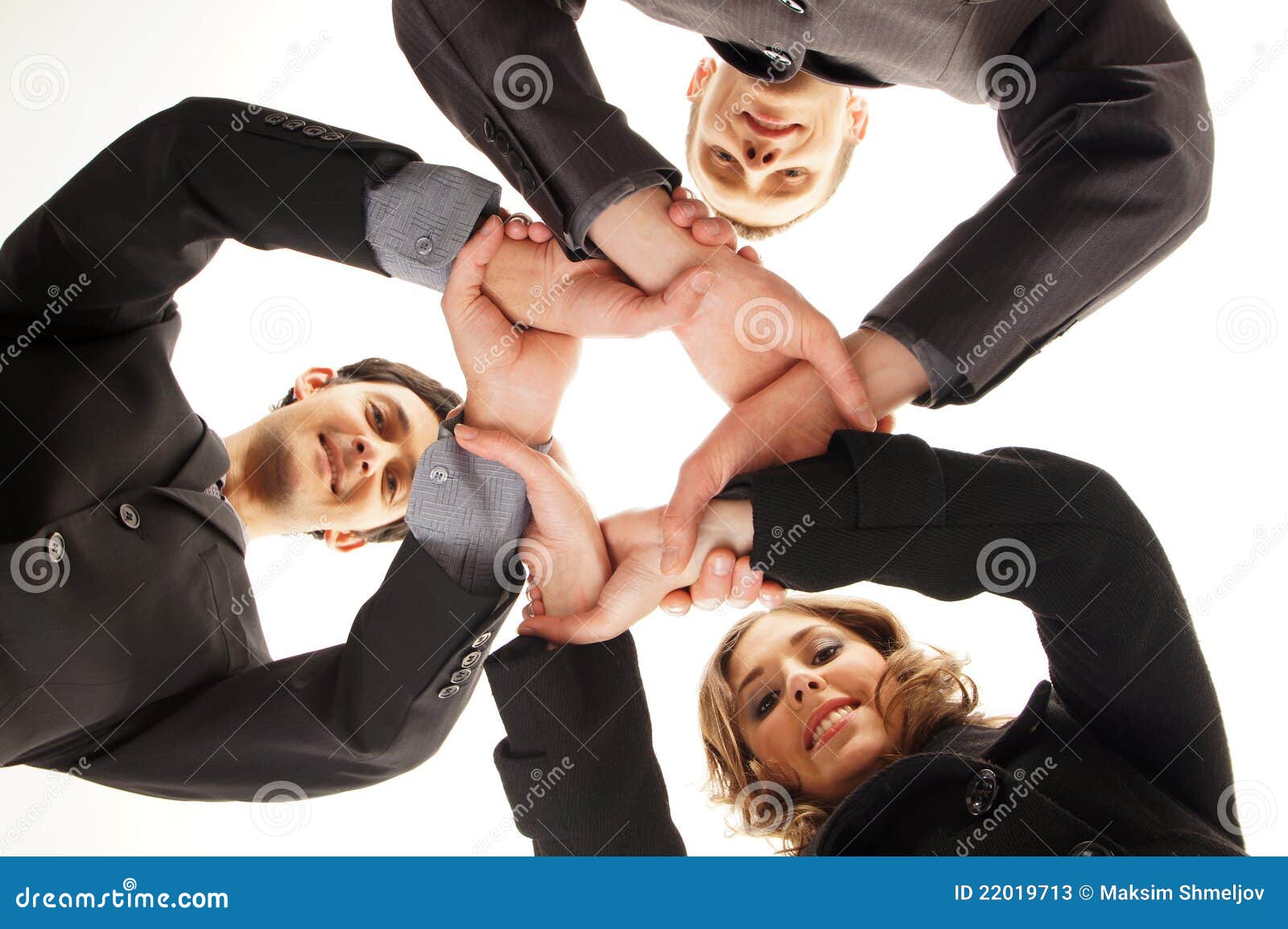 Group Handshake with a Lot of Different Hands Stock Image - Image of ...