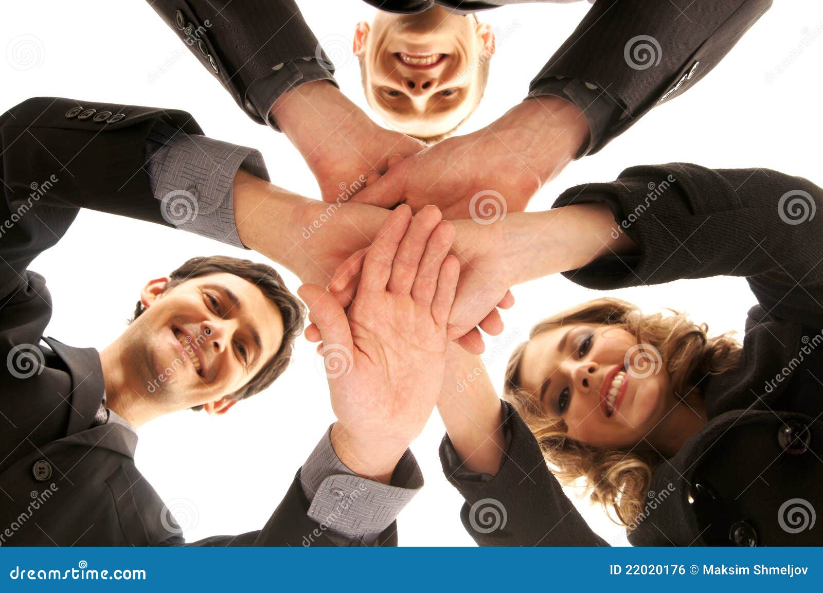 Group Handshake with a Lot of Different Hands Stock Photo - Image of ...