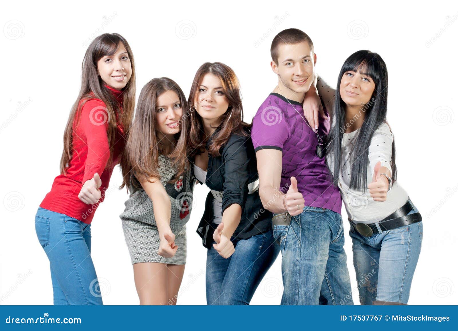 Group of Happiness Young People Stock Image - Image of students, enjoy ...