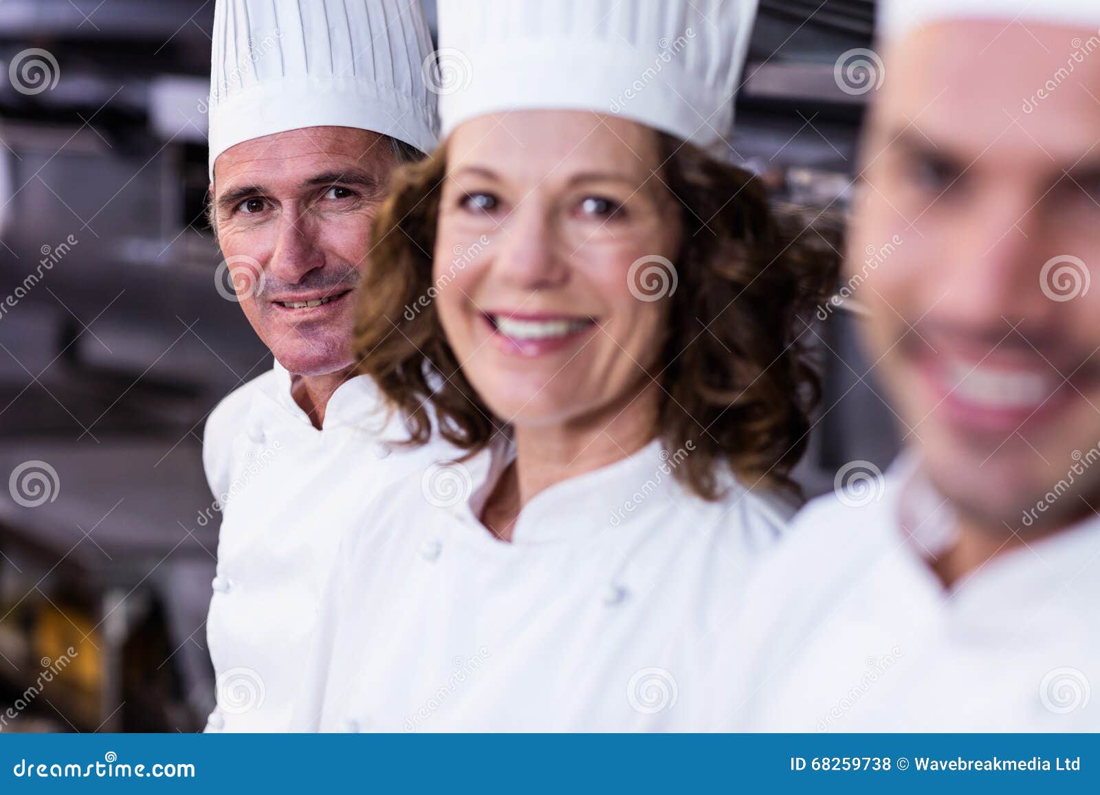 Group of Happy Chefs Smiling at the Camera Stock Photo - Image of ...