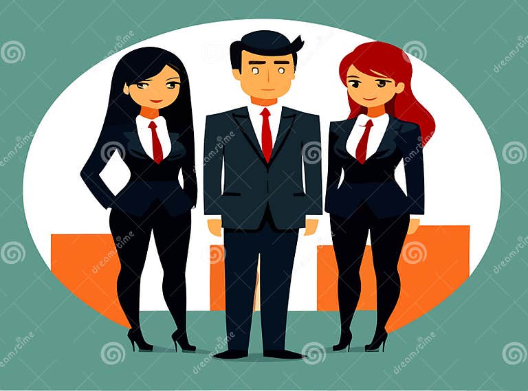 Group Of Happy Diverse Multiethnic Business People Standing Together