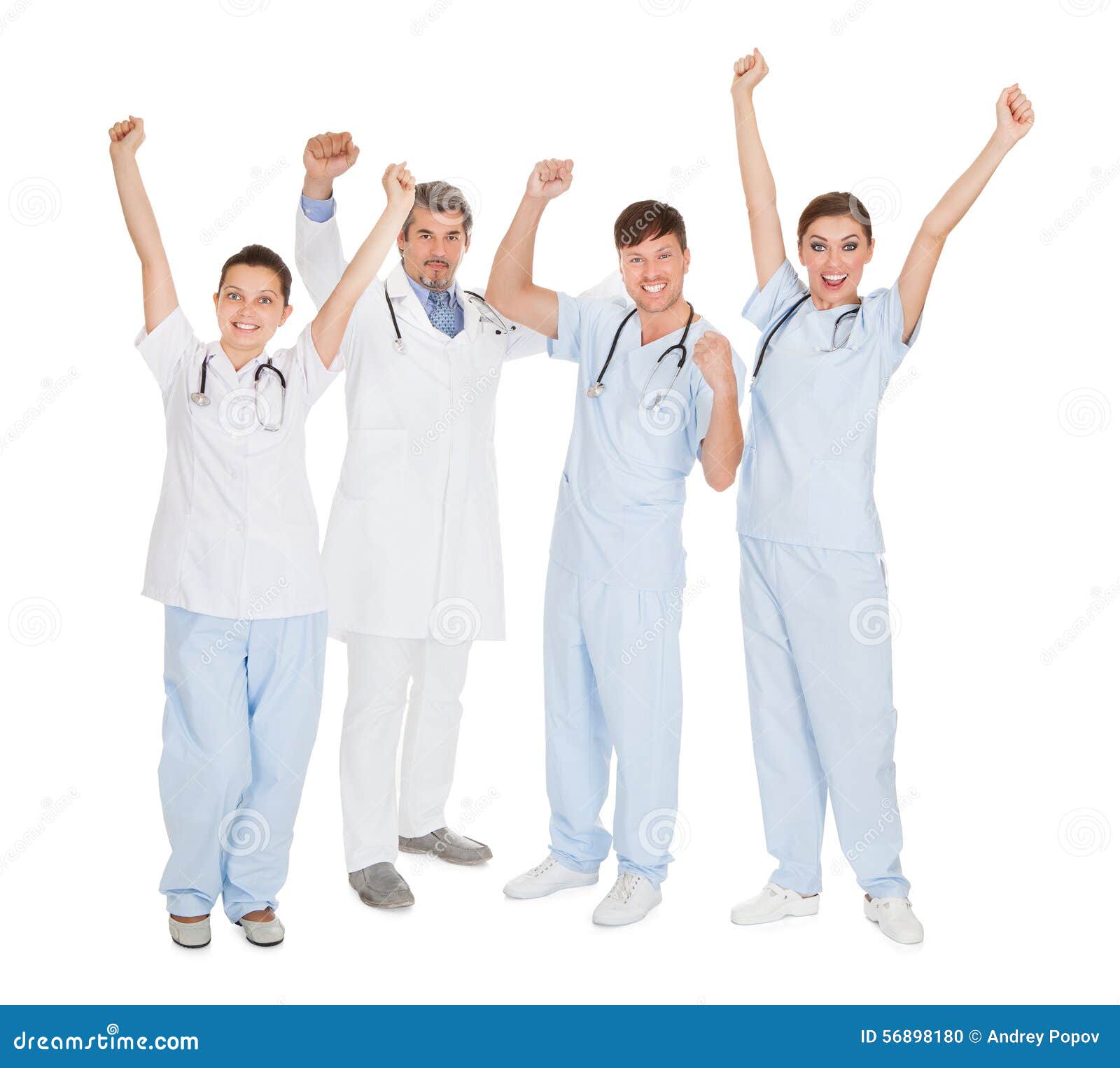 Group of Happy Doctors stock photo. Image of celebrate - 56898180