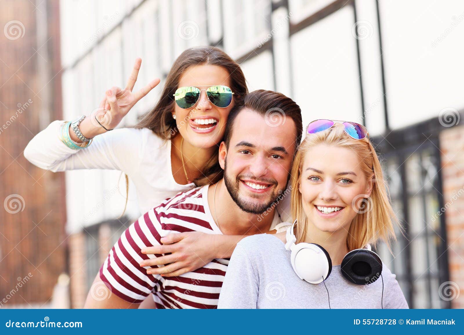 Group of happy friends stock photo. Image of friends - 55728728