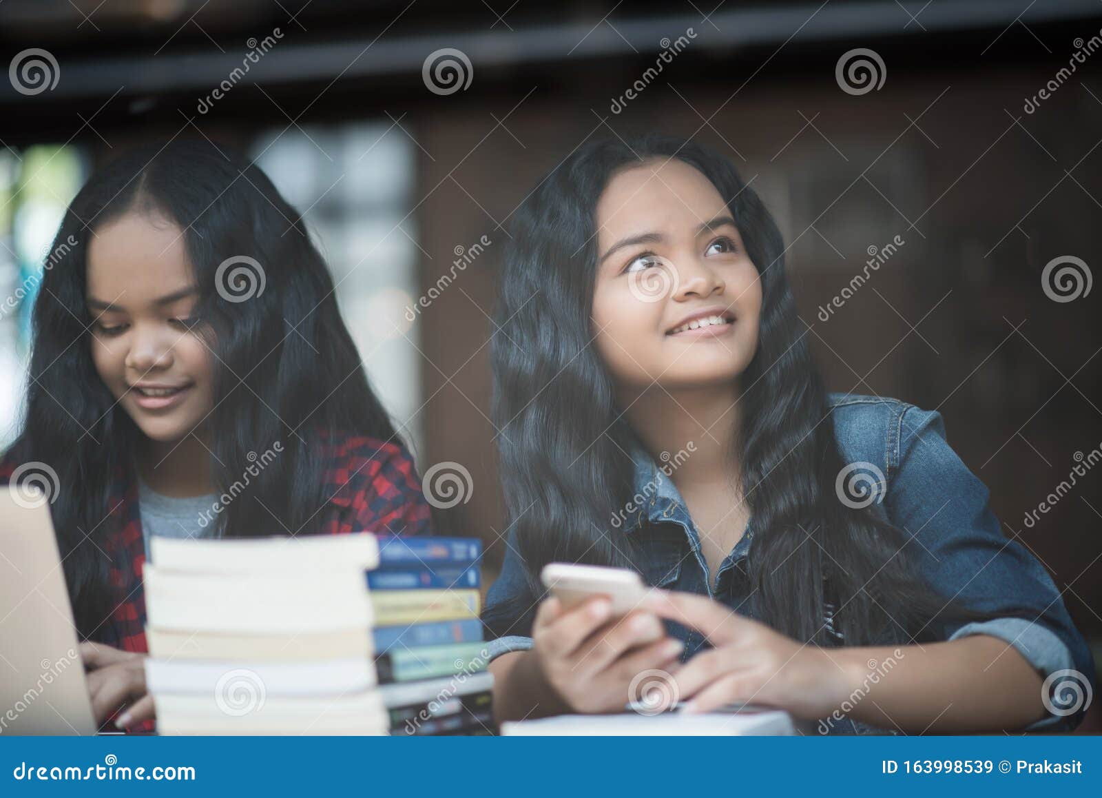 Group of Happy Friends Student Talking about Knowledge Stock Image ...