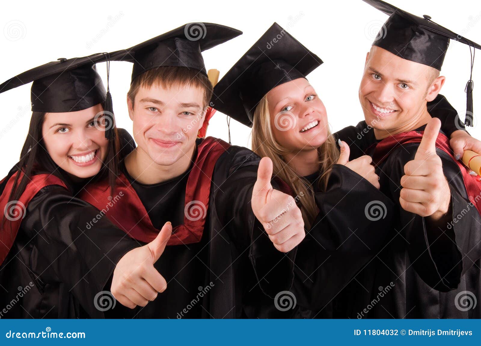 Group of Happy Graduated Students Stock Photo - Image of group, happy ...