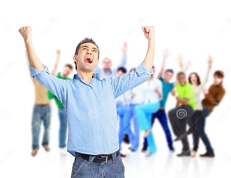 Group of happy people stock image. Image of group, emotional - 20477397