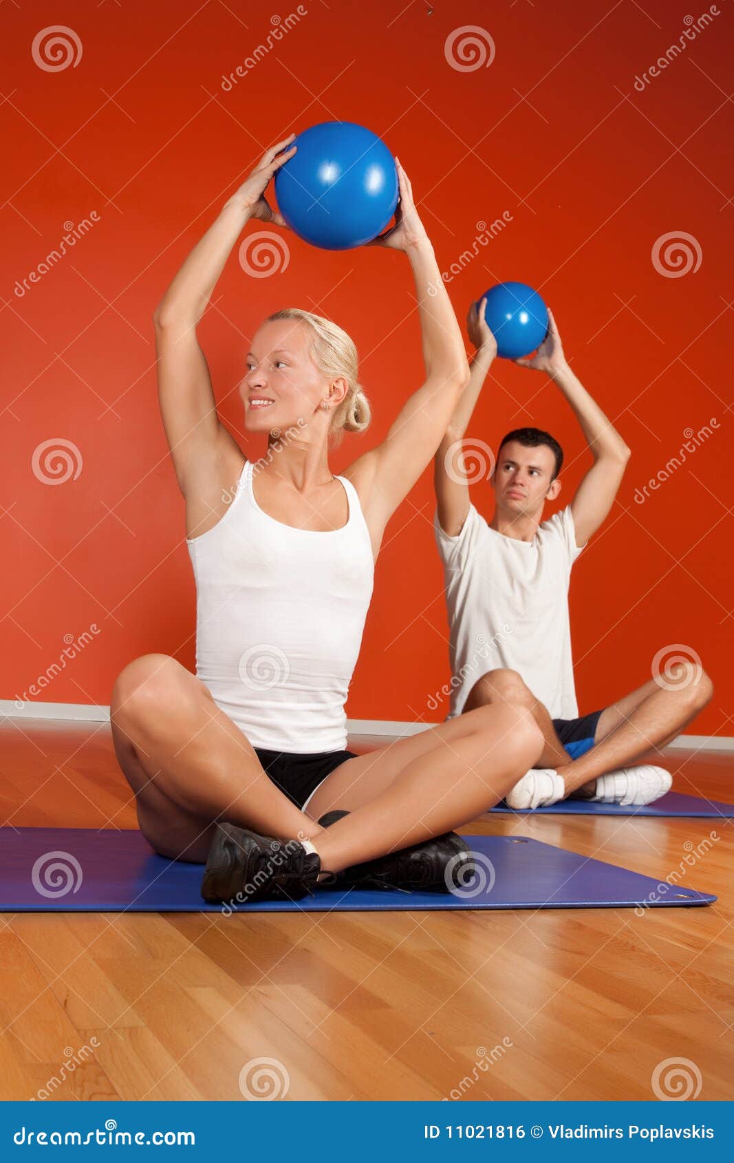 Group of Happy People in Gym Room Stock Photo - Image of body, health ...