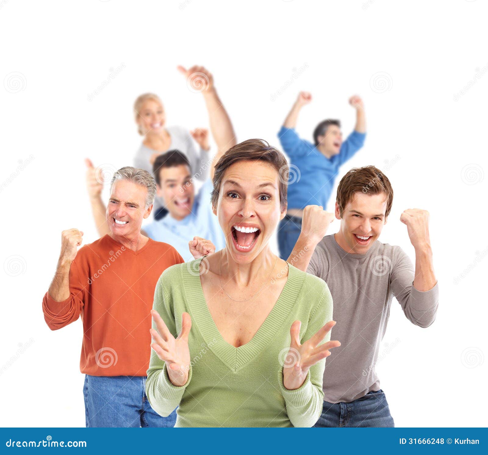 Group of happy people. stock photo. Image of person, laughing - 31666248