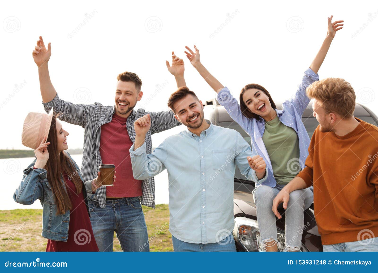Group of Happy People Spending Time Together Stock Photo - Image of ...