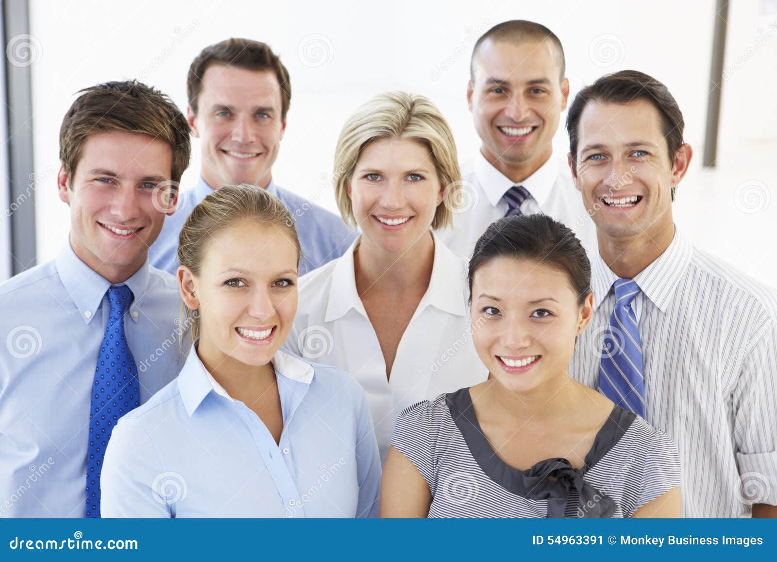 Group of Happy and Positive Business People Stock Image - Image of ...