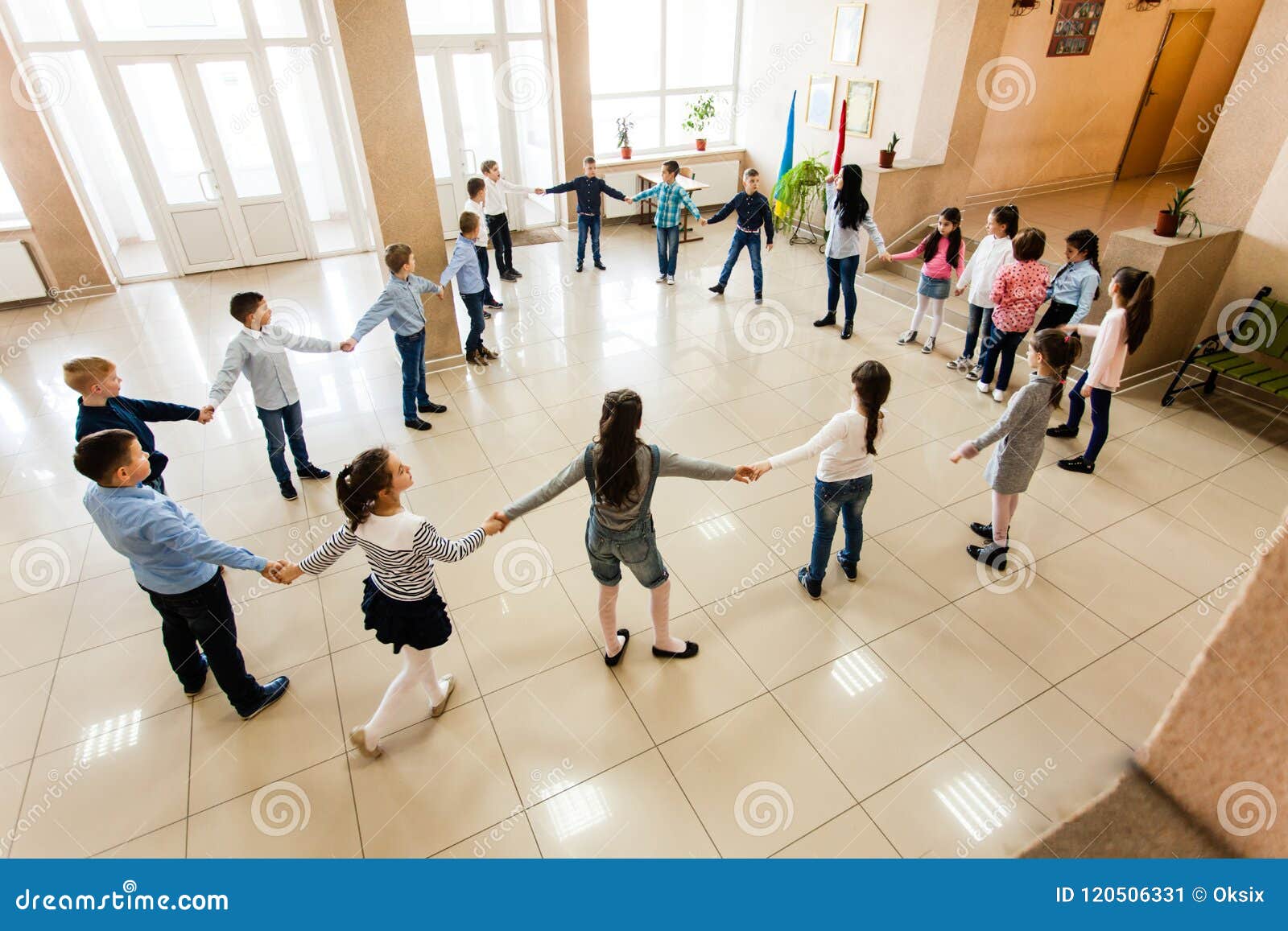 Children during break stock image. Image of classmate - 120506331