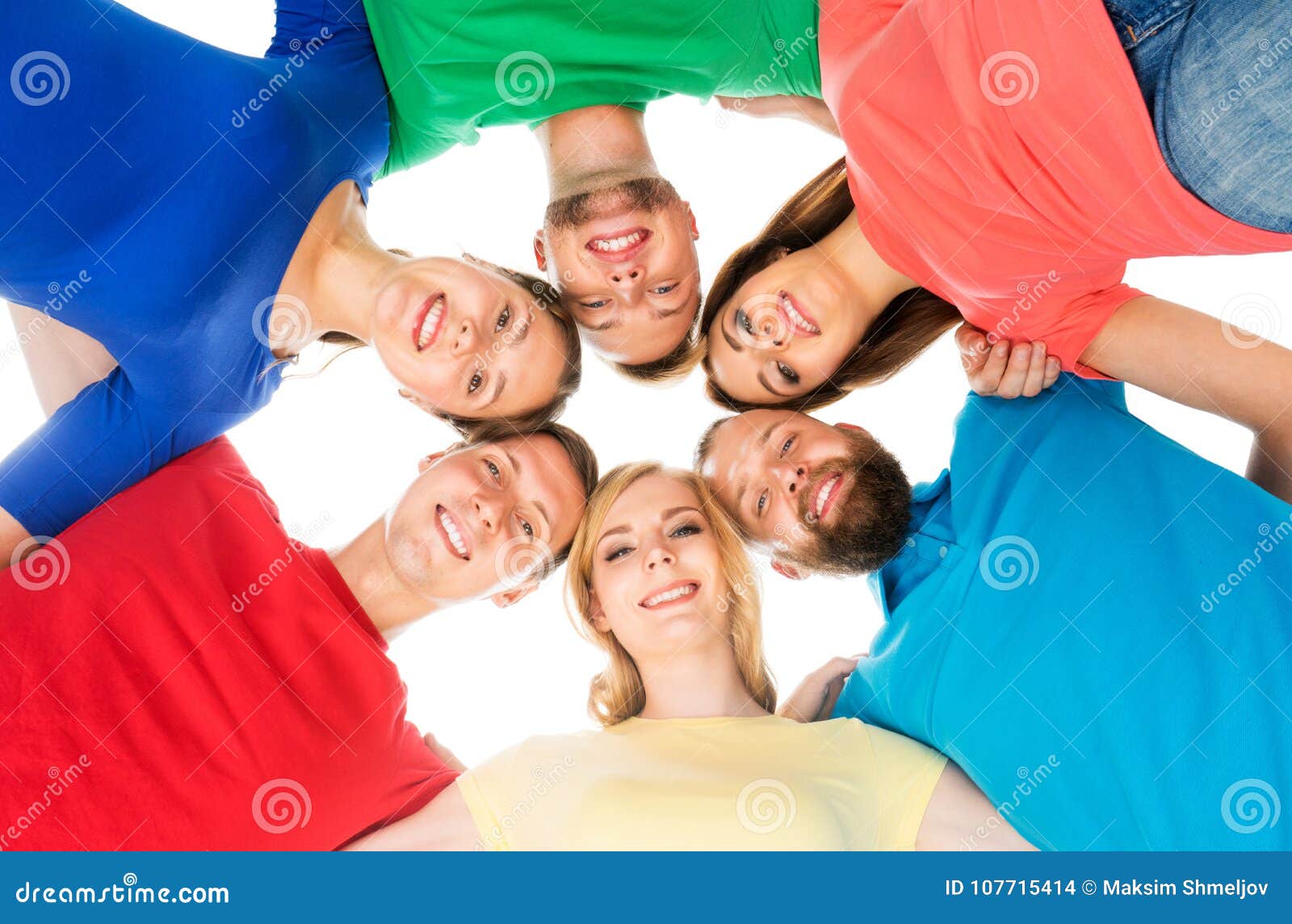 Group of Happy Students Staying Together. Stock Photo - Image of ...