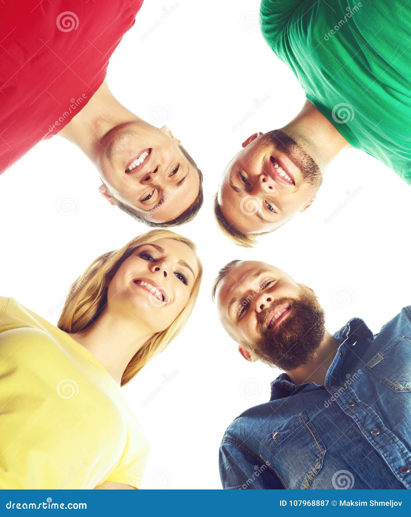 Group of Happy Students Staying Together. Stock Image - Image of star ...