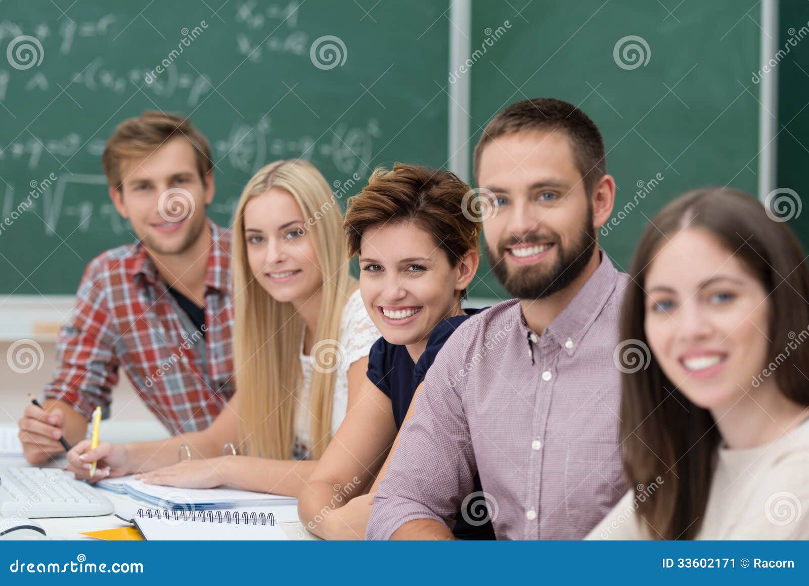 Happy College Students