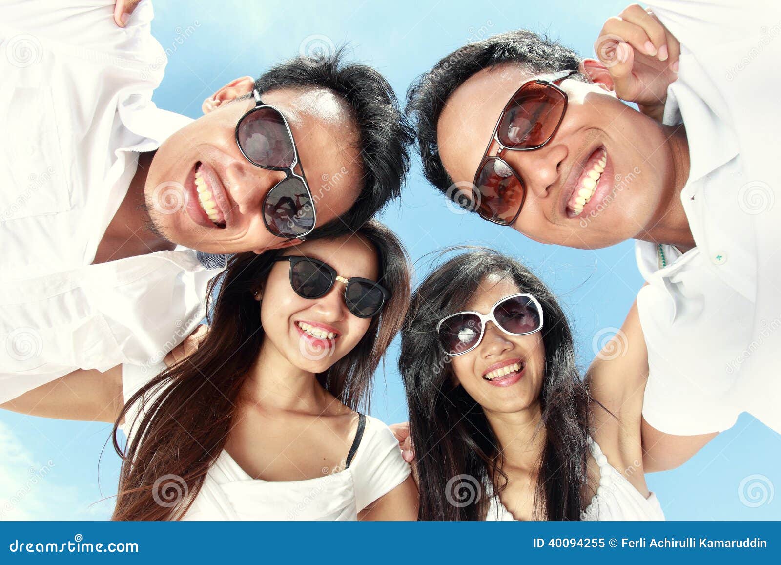 Group of Happy Young People Have Fun on Summer Day Stock Image - Image ...